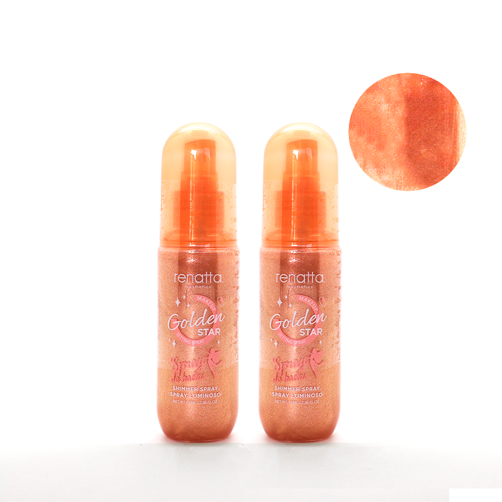Set GOLD - Shimmer Spray Luminoso para rostro y cuerpo – Renatta Cosmetics