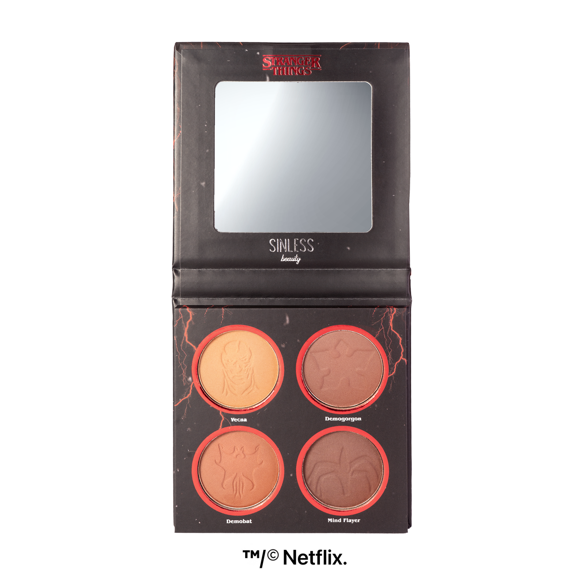 Paleta de Sombras Stranger Things x Sinless Beauty – Renatta Cosmetics