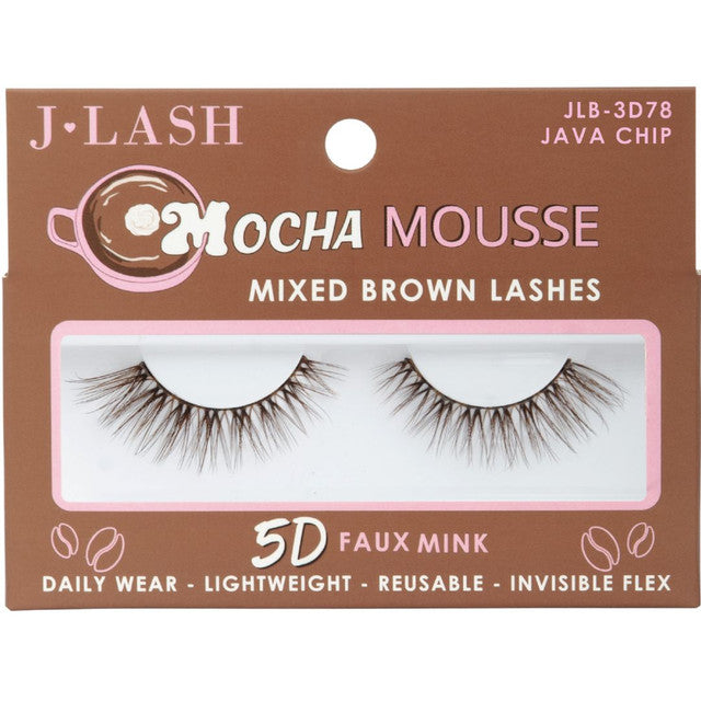 Pestañas - Mocha Mousse 5D Faux Mink Java Chip – Renatta Cosmetics